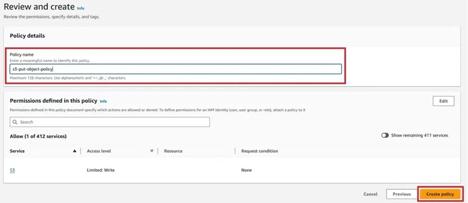 File upload with Amazon S3 presigned URLs